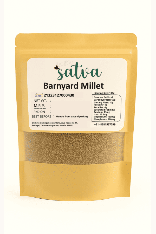Barnyard Millet Gluten-Free, Light & Nutritious Grain -100gm - aumsatva